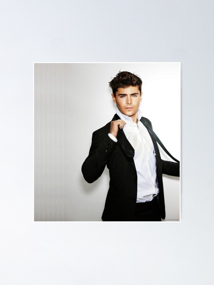 "Wallpaper Zac Efron Art" Poster by somomero98 | Redbubble