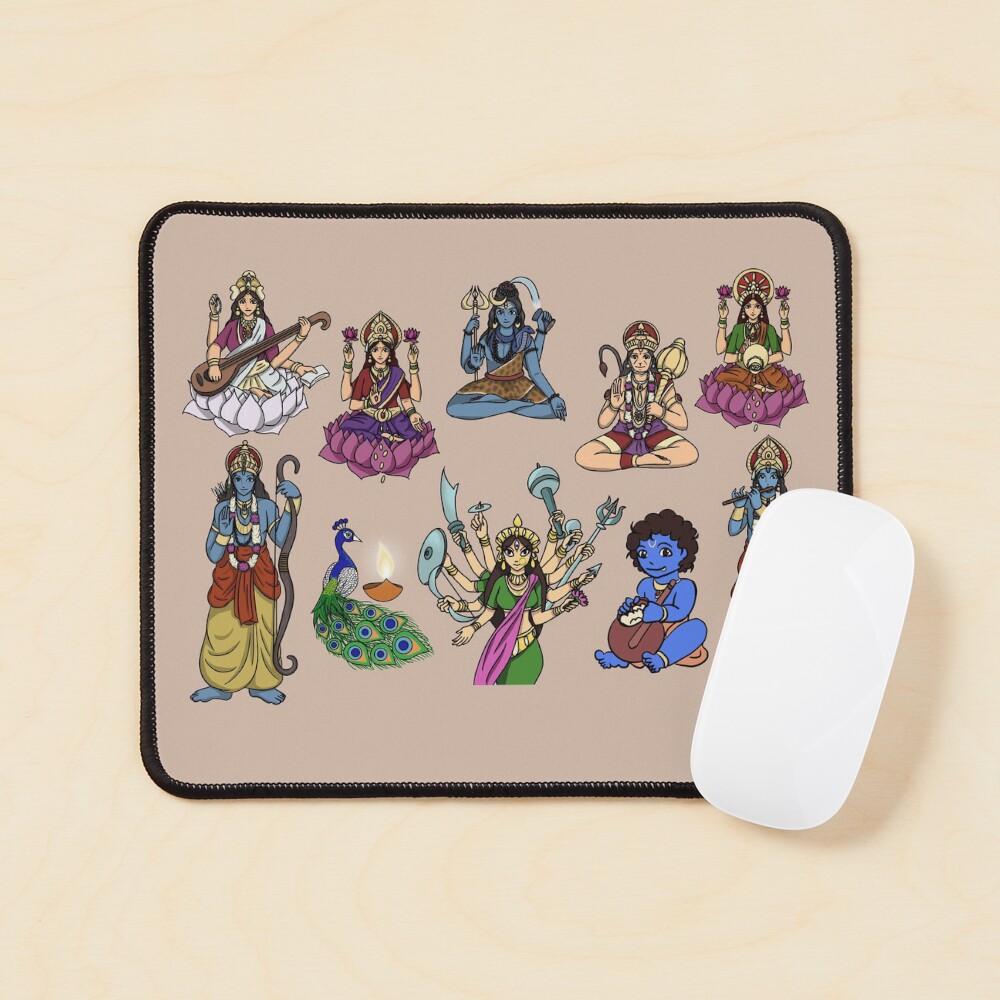 "Collection of Hindu Gods and Indian festivals" Sticker for Sale by ...
