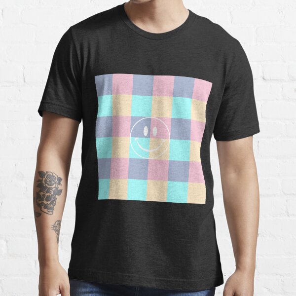 "Preppy Pastel Smiley Face " T-shirt for Sale by LotusAtelier ...