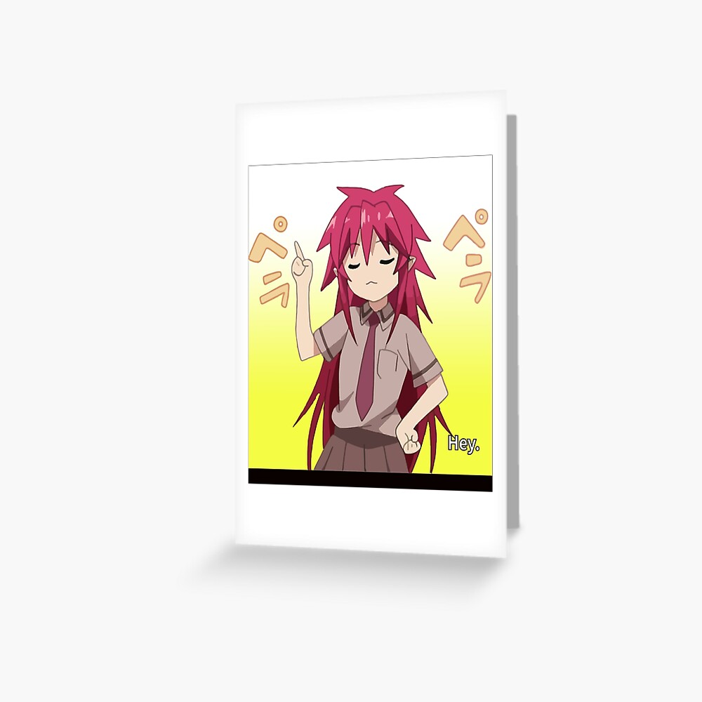 "Itadaki! Seieki Mari Setogaya Anime Girl Prémíúm Classic" Greeting ...