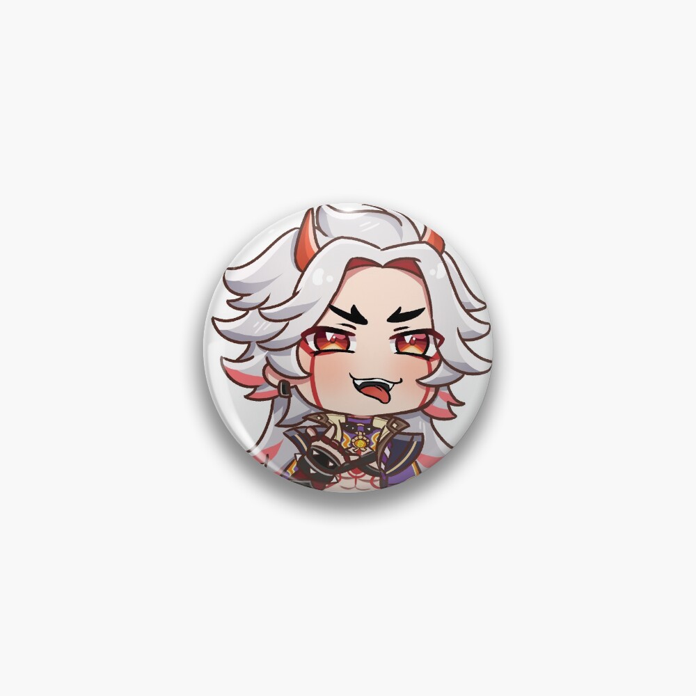 "Itto Genshin Impact #4" Sticker for Sale by RiRiMeowArt | Redbubble