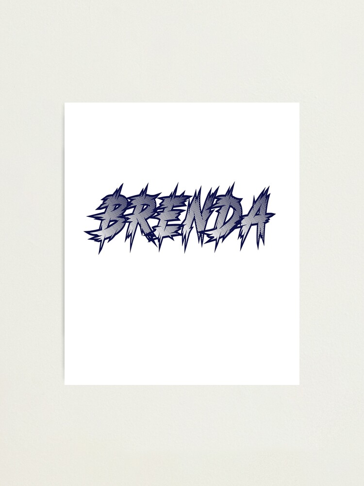 Lámina fotográfica «BRENDA - Etiqueta de identificación con ...