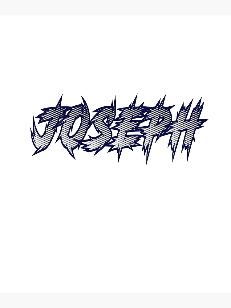 Póster «JOSEPH - Etiqueta con forma de salpicadura de dibujos animados ...