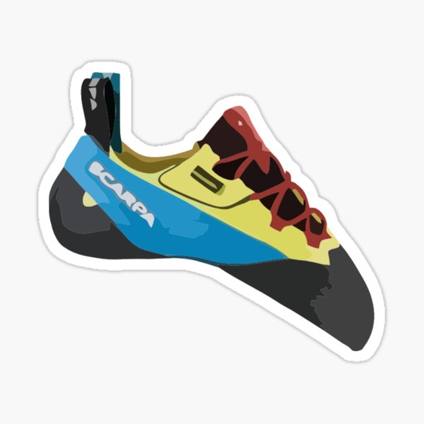 "Scarpa Chimera Climbing Shoe Vector Painting" Sticker by positivelad ...