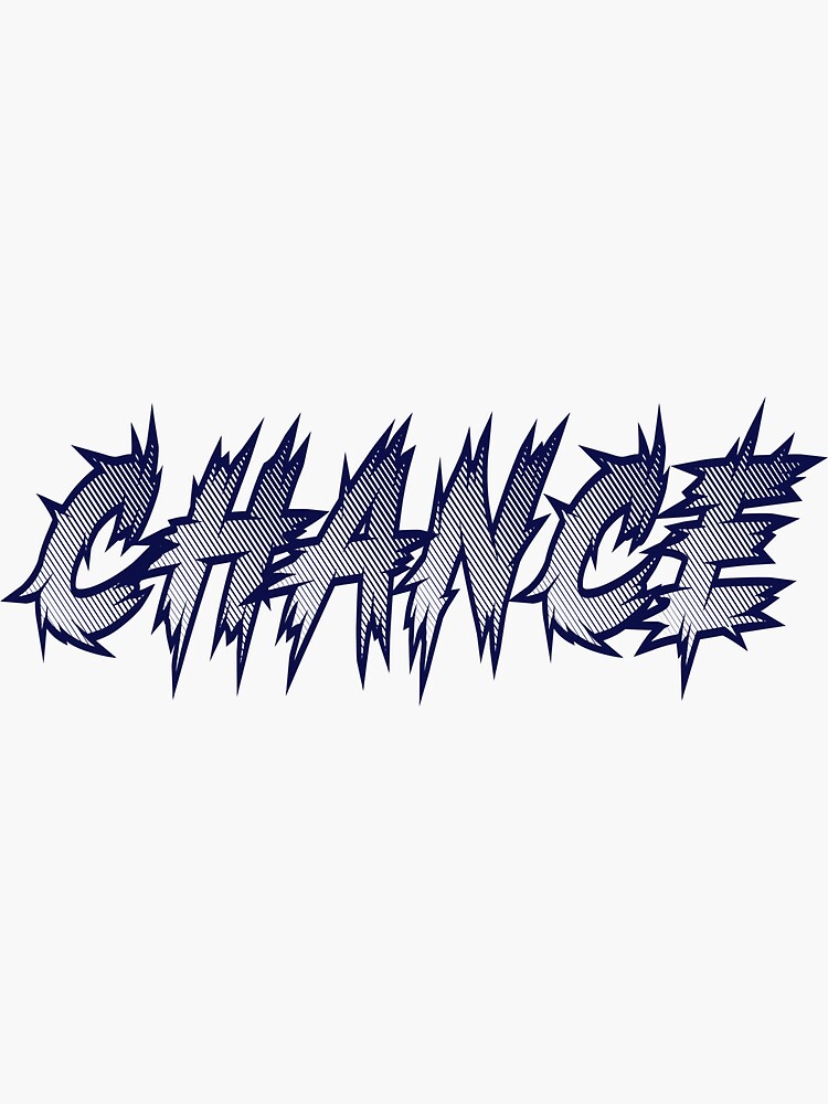 "CHANCE - Cartoon Splash Nametag for CHANCE Signature in Grey" Sticker ...