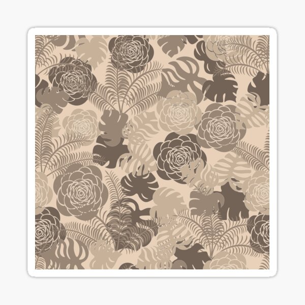 "Field with tropical grey wild flowers." Sticker for Sale by ...