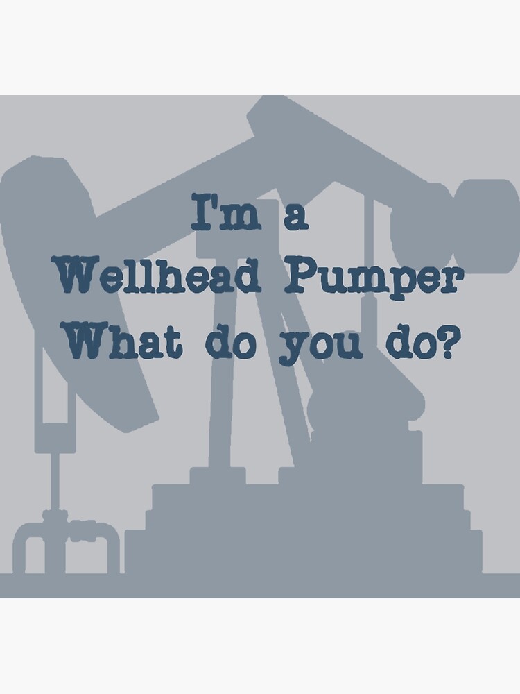 ""Wellhead Pumper"" Poster by ballachmpb | Redbubble
