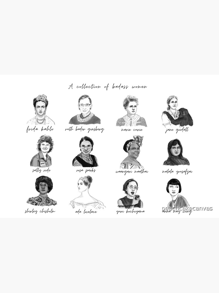 Strong Powerful Women Rolemodels - A Collection Premium Matte Vertical ...