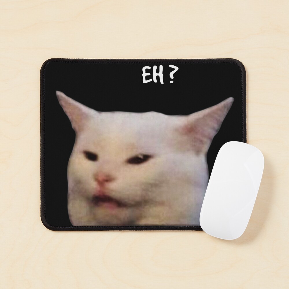 "Smudge the cat, table cat -funny memes" Sticker by misoukill | Redbubble