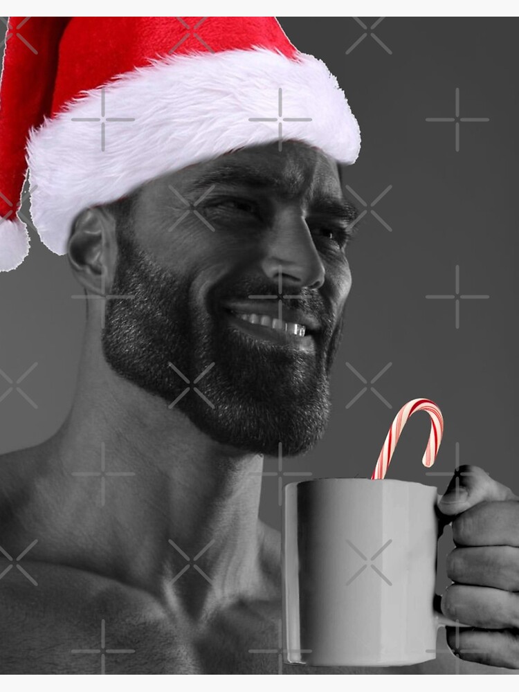 "Santa Chad" Art Board Print for Sale by GranPasso | Redbubble