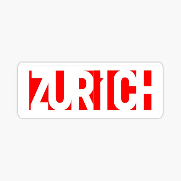 "Zurich" Sticker by MerchSuperb | Redbubble