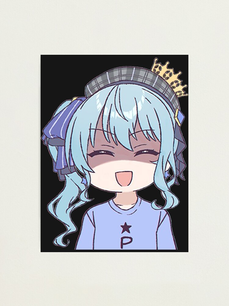 "Hoshimachi Suisei Chibi Sticker" Photographic Print for Sale by NellieHanso | Redbubble
