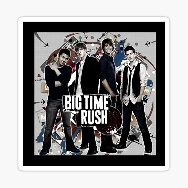 "Big time band three member logo poster" Sticker for Sale by ...