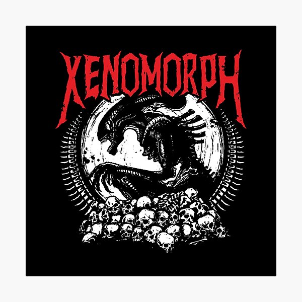"Death Metal Xenomorph" Photographic Print for Sale by Pixiecore ...