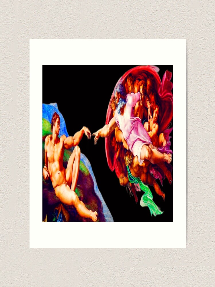 "Creation of Adam by Michelangelo Buonarroti - updated - The Creation ...