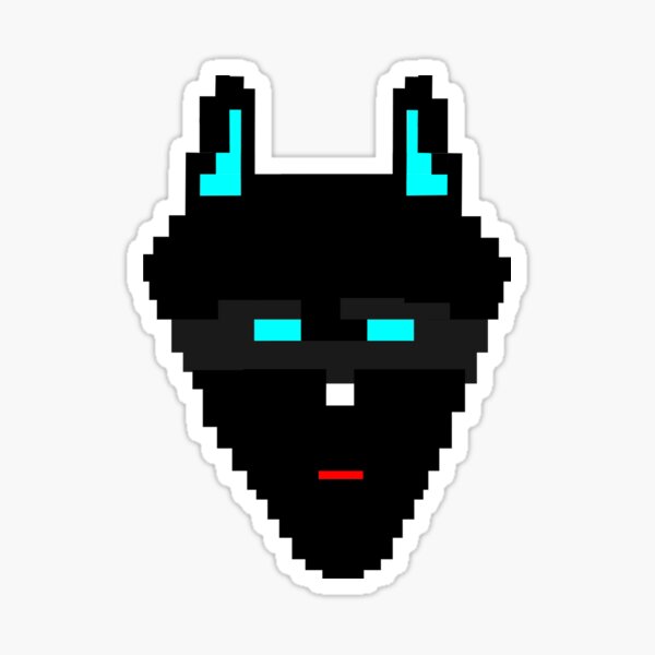 "Black fox 1" Sticker by KateAutmn | Redbubble