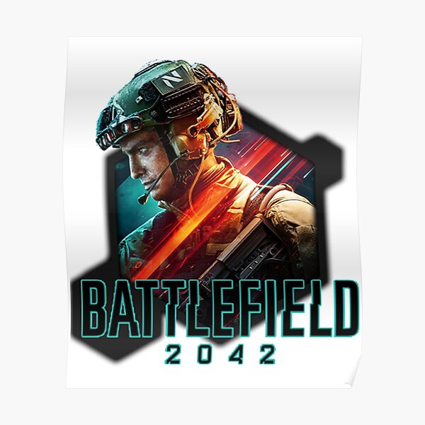 "Battlefield 2042 " Poster for Sale by SkullSociety | Redbubble