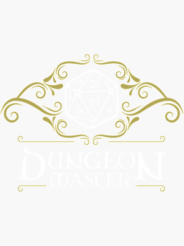 "DnD Dungeon Master DM " Sticker for Sale by DanSoncv | Redbubble