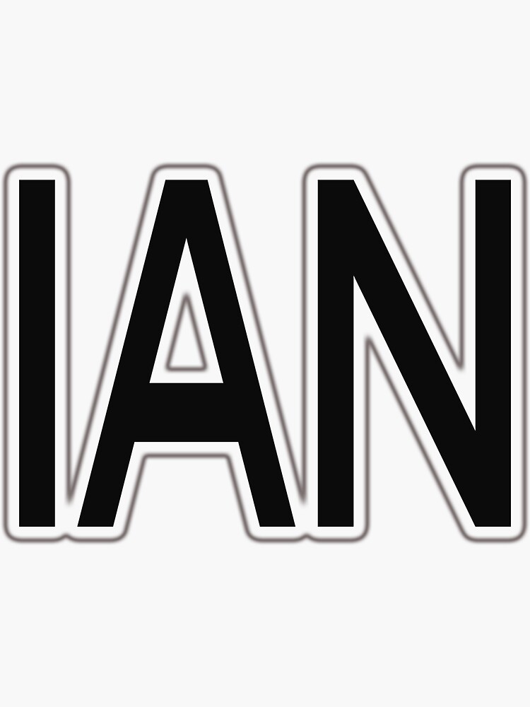Pegatina «IAN - Etiqueta de identificación formal para la firma IAN en ...