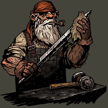 "Darkest Dungeon Blacksmith " Poster for Sale by DanSoncv | Redbubble