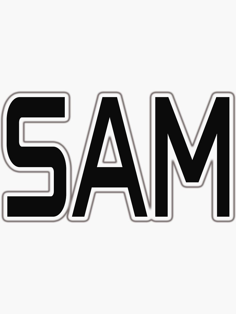 Pegatina «SAM - Placa de identificación formal para la firma SAM en ...