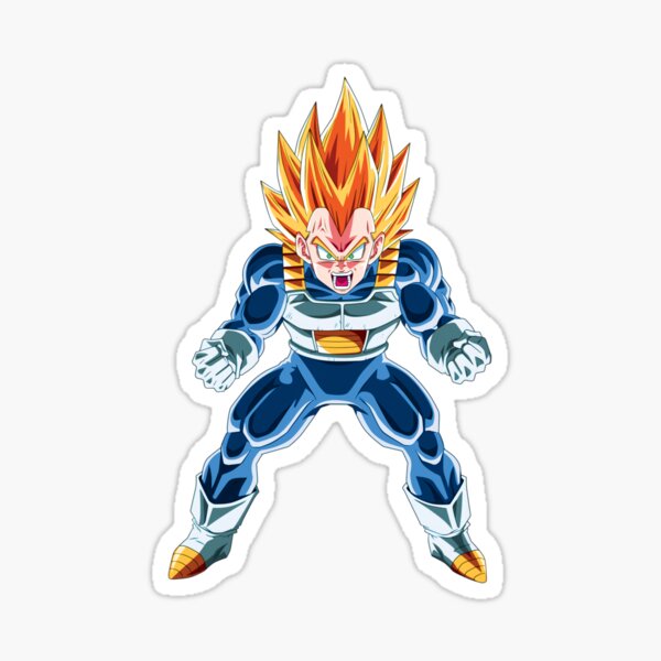 "Vegeta Dragon Ball Z" Sticker for Sale by AndyArtic | Redbubble