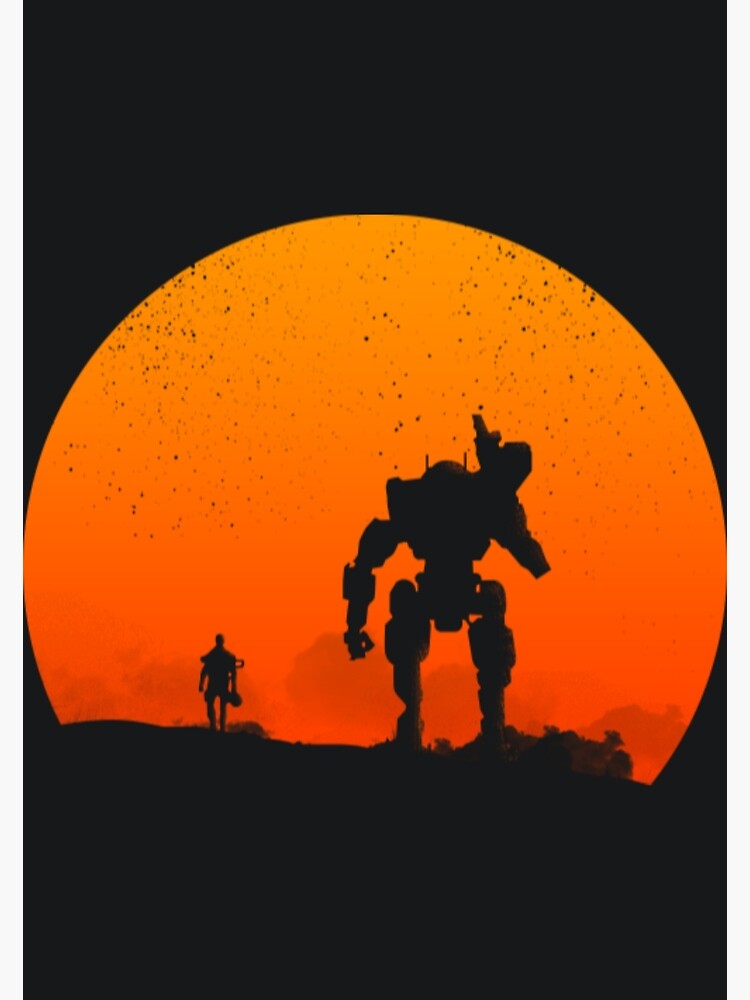 "Titanfall, Pilot and Titan" Poster for Sale by SethNelsano | Redbubble