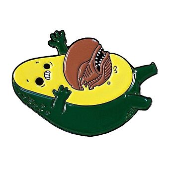 "Avocado & Chestburster" Sticker for Sale by Pixiecore | Redbubble
