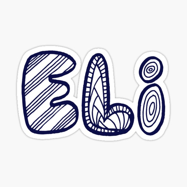 Pegatina «ELI - Etiqueta de identificación para ELI Signature en azul ...