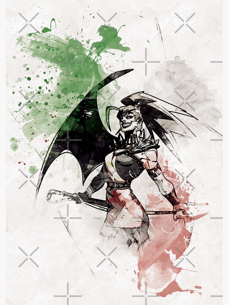 "Hades - Alecto (Painting)" Sticker for Sale by MnA-Designs | Redbubble