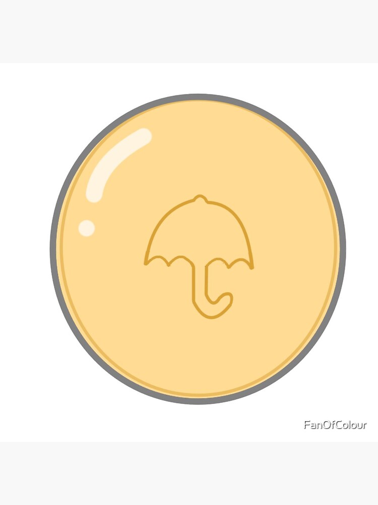 "Squid Game Dalgona Umbrella" Sticker for Sale by FanOfColour | Redbubble