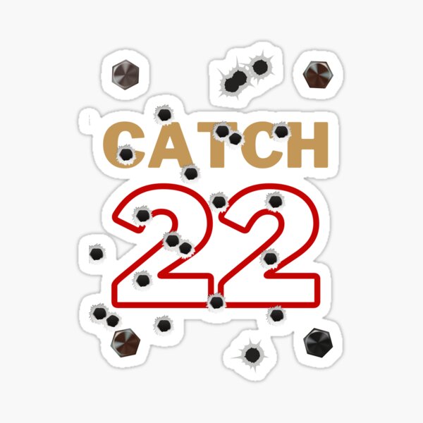 "Catch-22" Sticker for Sale by TheVarc | Redbubble