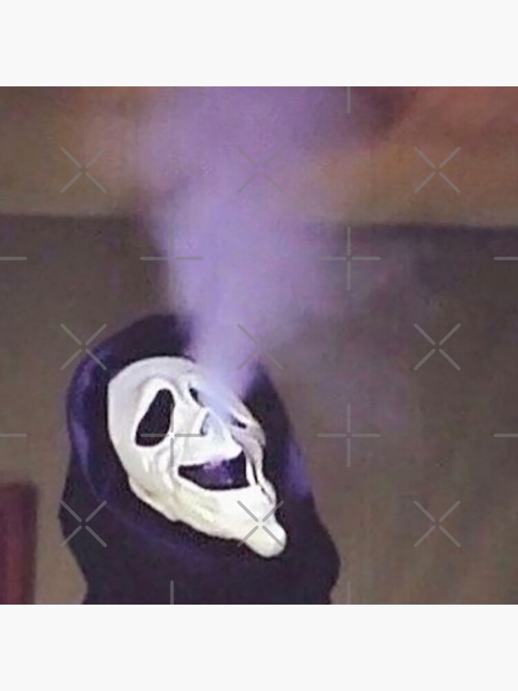 "Scream Smoking" Sticker by Middygiddy | Redbubble