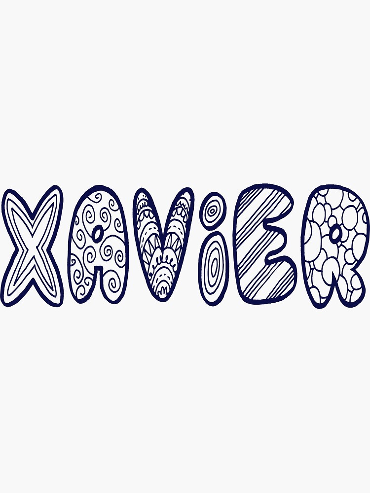 Pegatina «XAVIER - Etiqueta de identificación para XAVIER Signature en ...