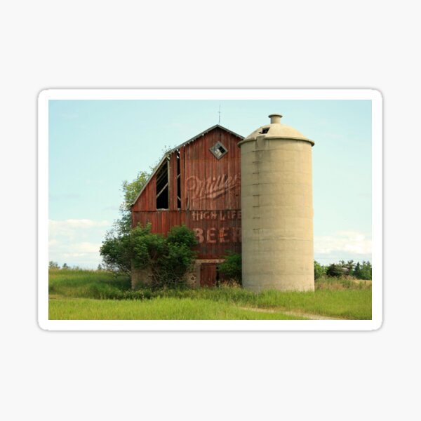 "advertising barn" Sticker for Sale by lynnesusan | Redbubble
