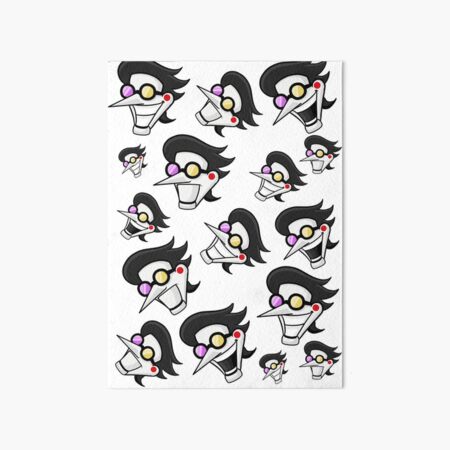 "BIG SHOT HEADS - Spamton Face Spam" Art Board Print by reibeast ...