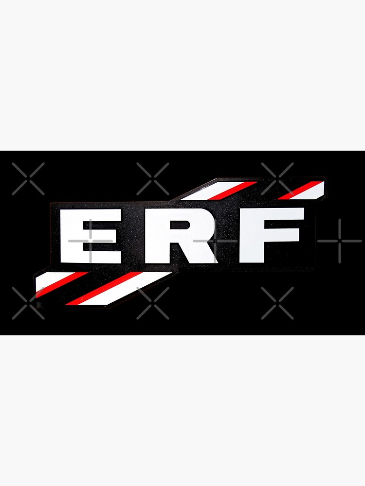 "ERF vintage lorry logo" Poster for Sale by soitwouldseem | Redbubble