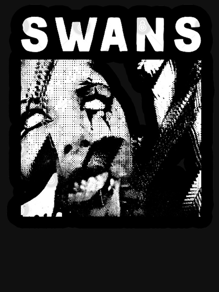 "SWANS MUSIV ARTWORK" T-shirt for Sale by mussiicc05 | Redbubble ...