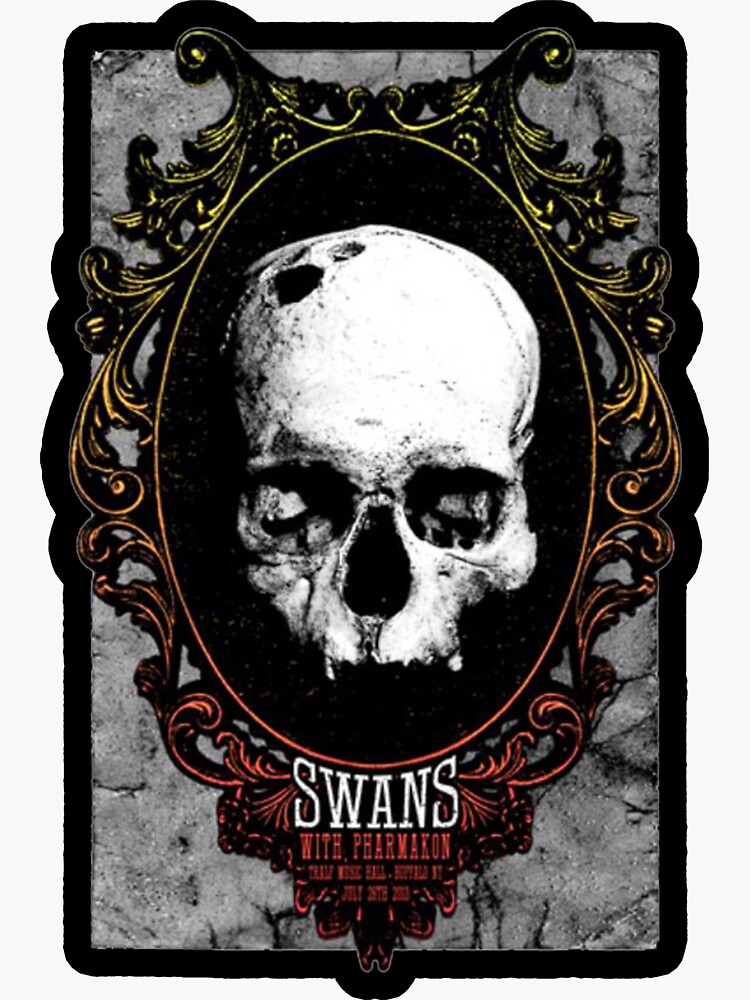 "SWANS MUSIC ARTWORK" Sticker by mussiicc05 | Redbubble