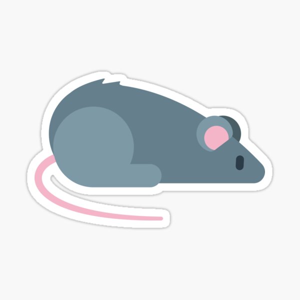 " Rat Rodent" Sticker for Sale by MKMemo1111 | Redbubble