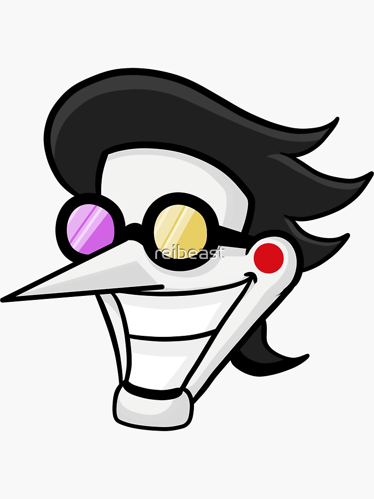 "BIG SHOT - Smiling Spamton Sticker" Sticker for Sale by reibeast ...