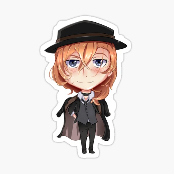 "Chuuya - Bungou Stray Dogs" Sticker for Sale by kaelia-san | Redbubble