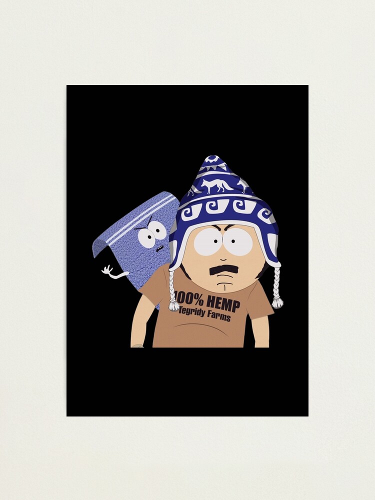 "Tegridy Farms Randy Marsh and towelle characters" Photographic Print ...