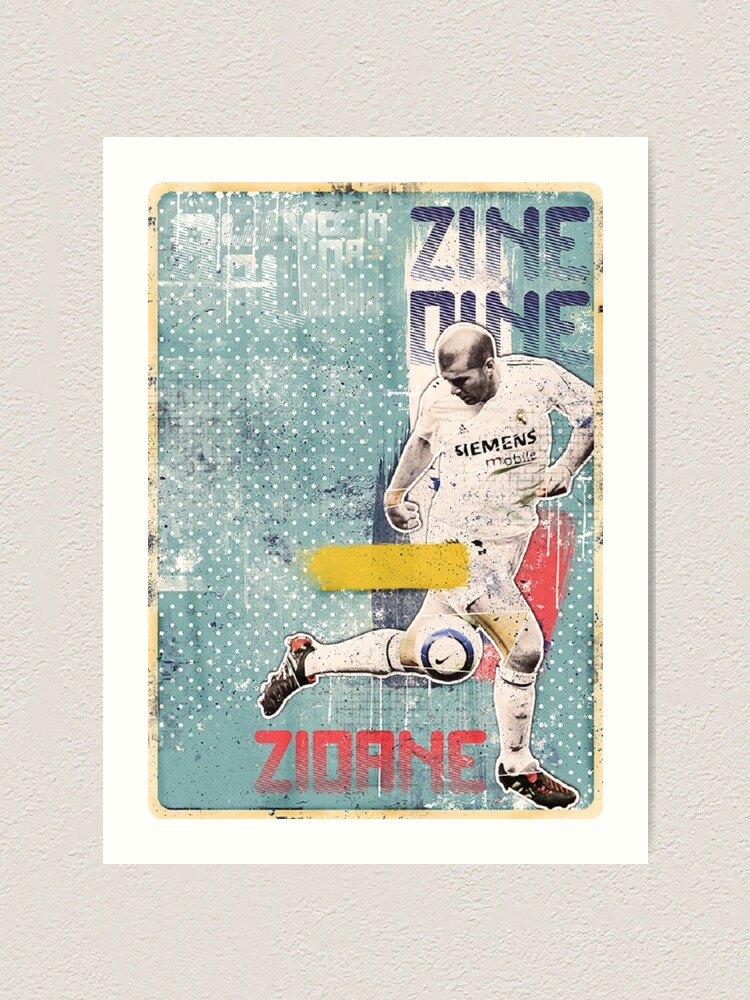 "Zinedine Zidane Illustration" Art Print for Sale by bimalona23 | Redbubble