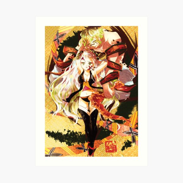 "Daki Demon Slayer " Art Print by KarinaTaisha | Redbubble