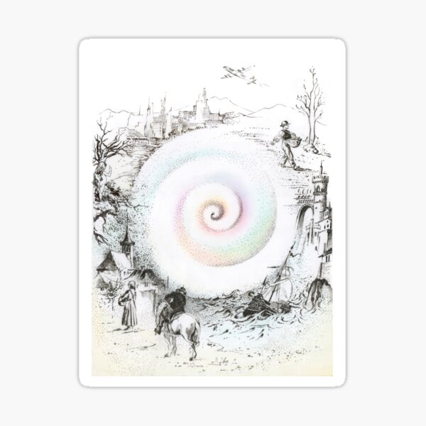 "Wheel Of Reincarnation" Sticker by AnnaHannahArt | Redbubble