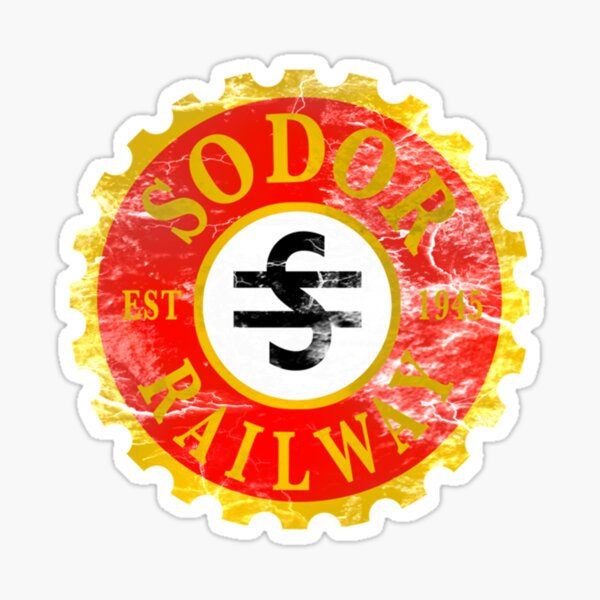 "Sodor Railway Logo - Distressed Classic" Sticker for Sale by JanGerdes ...
