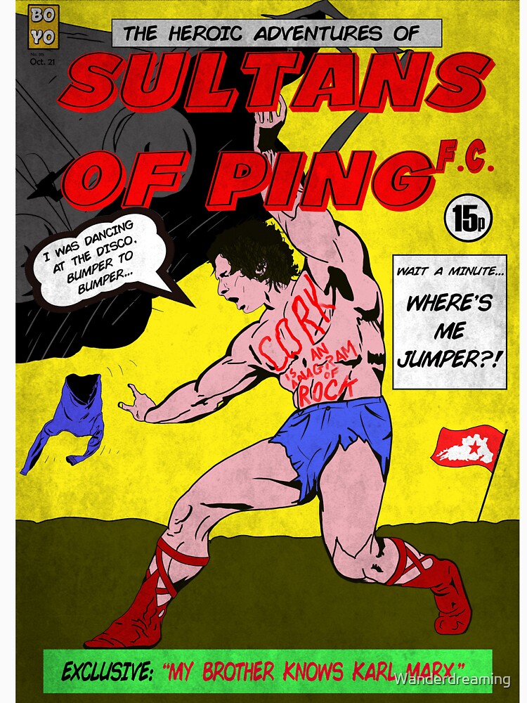 "Sultans of Ping F.C. Comic" T-shirt for Sale by Wanderdreaming ...
