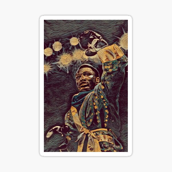 "Smoking Joe Frazier The Heavyweight Champion of the World" Sticker for ...