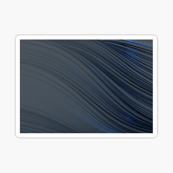 "Twist 01 Dark grey. Parametric design" Sticker for Sale by lostenvy ...